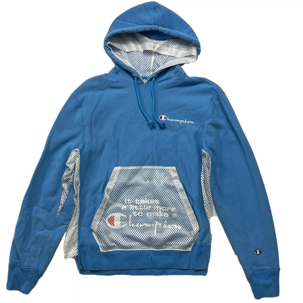 Rare Early 2000s Y2k Vintage Champion Mesh Hoodie Siz… - Gem